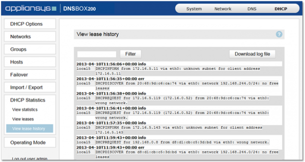 DHCP Server - DHCP Management Made Simple | ApplianSys